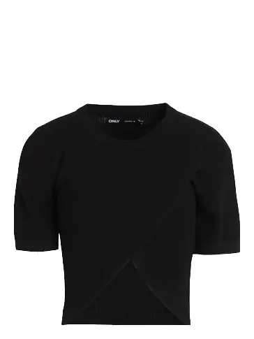 Only Sweater In Viscose And Nylon - Black