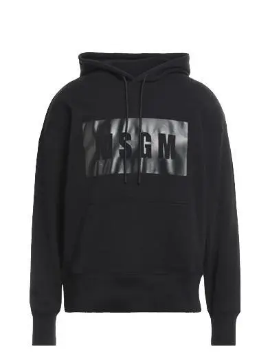 MSGM Cotton Fleece Sweatshirt - Black