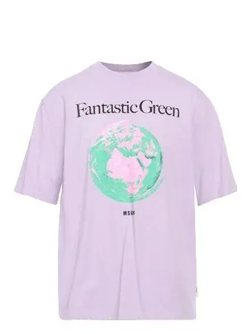 MSGM T-shirt Mauve Size Organic Cotton - Purple