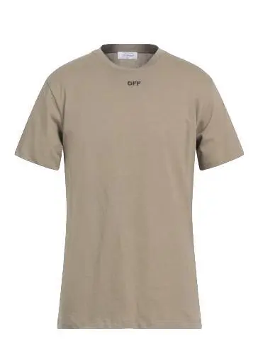 OFF-WHITE™ Off-white T-shirt Size Cotton, Elastane - Beige