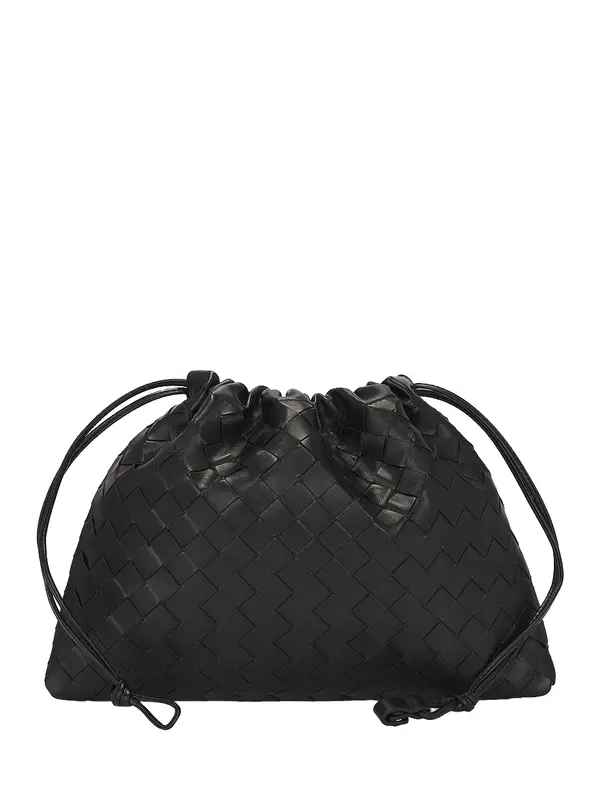 Bottega Veneta Medium Pouch - Black