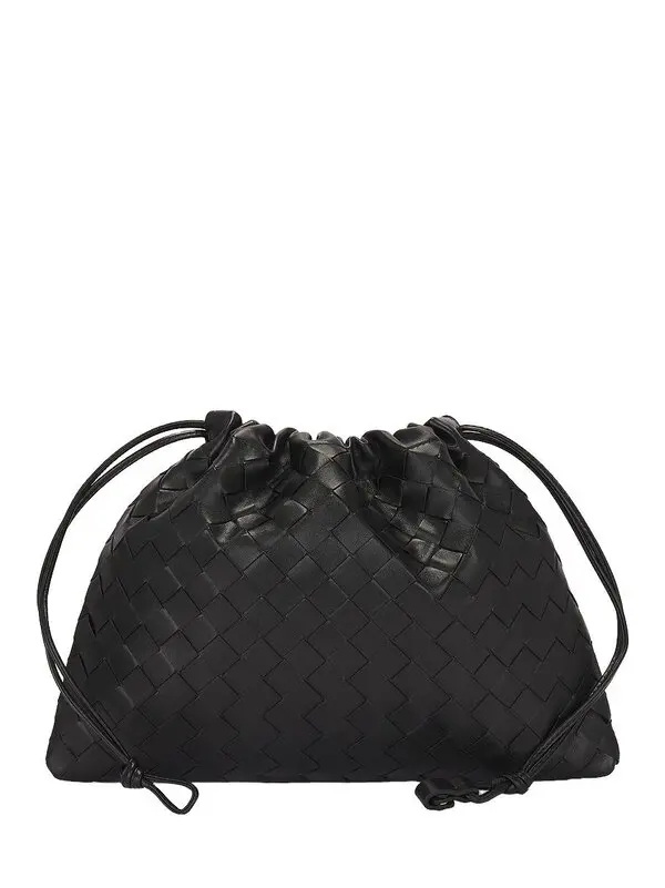Bottega Veneta Medium Pouch - Black