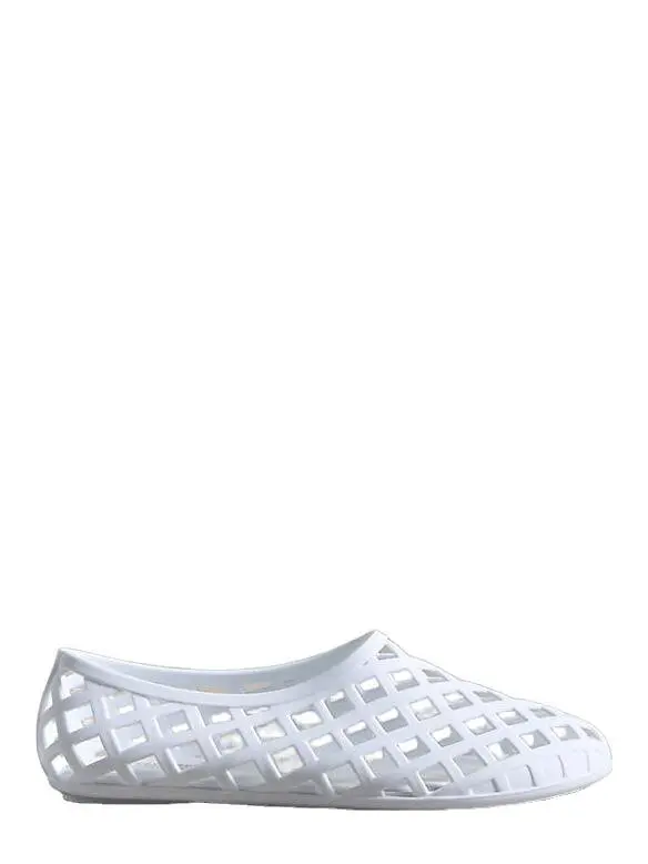Jeffrey Campbell Jellz Flats - White Matte