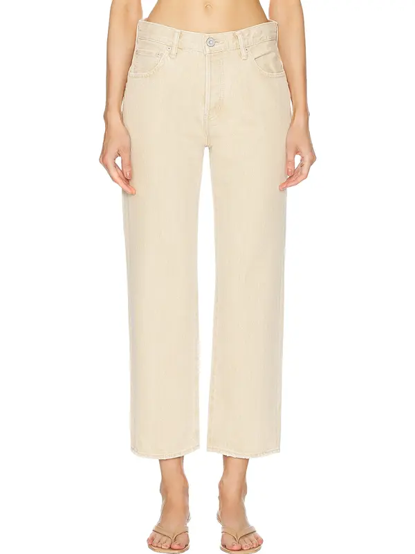 Moussy Vintage Knolls Straight Jeans - Beige