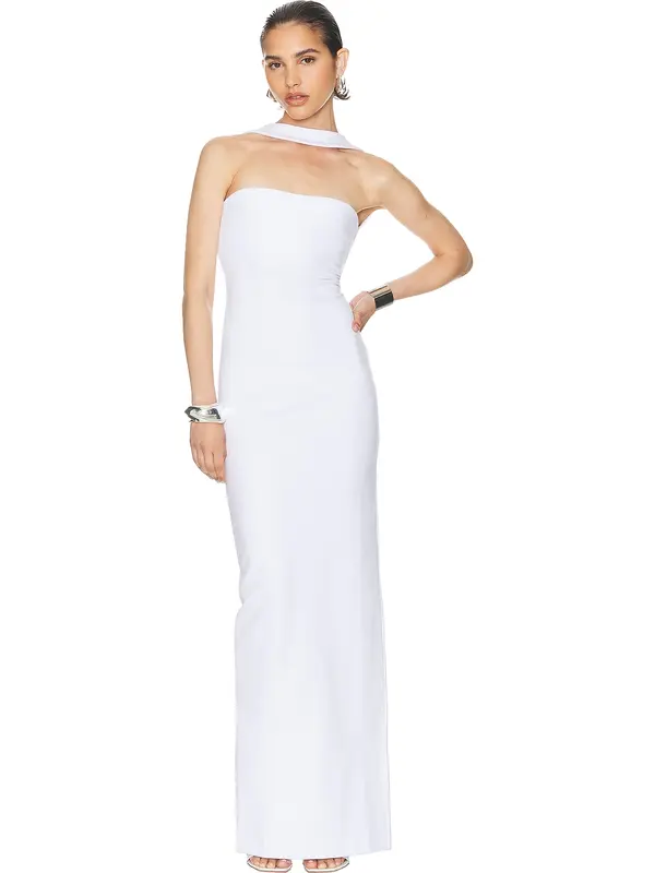 HELSA The Stephanie Dress - White