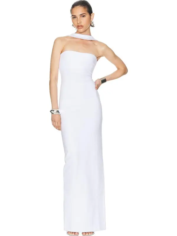 HELSA The Stephanie Dress - White