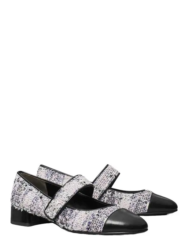 Tory Burch Cap-toe Mary Jane - Pink/black Multi
