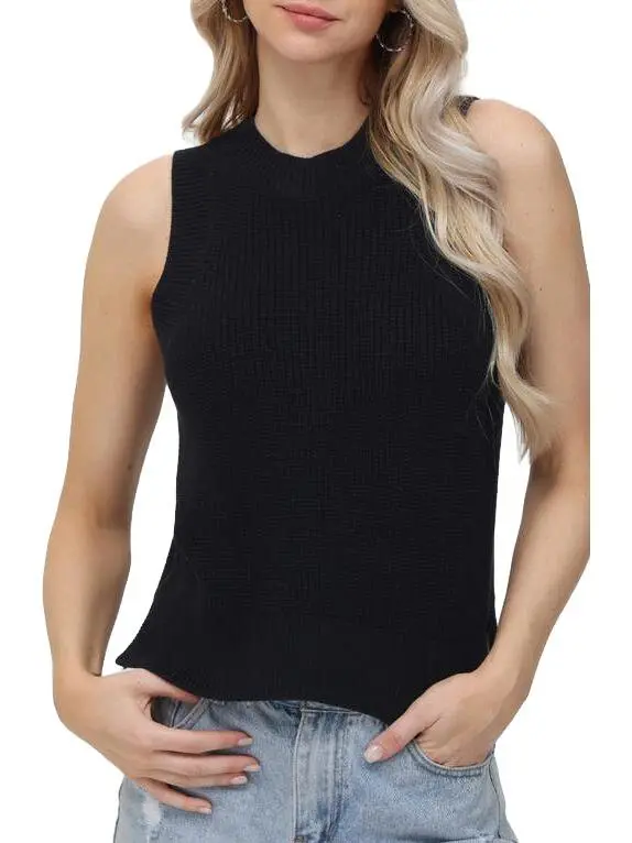 525 America 525 Demi Cotton Sweater Vest - Black