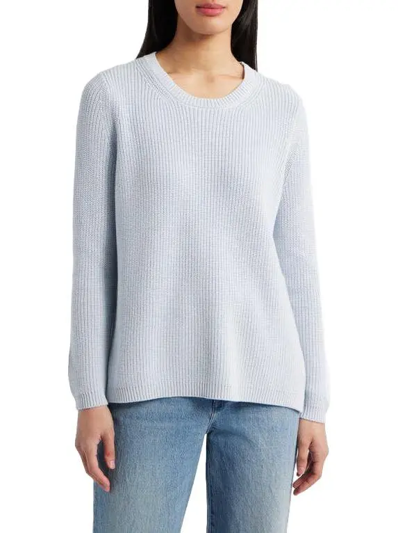 525 America 525 Emma High-low Sweater - Arctic Ice