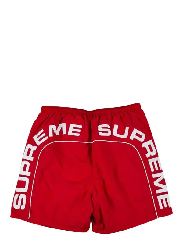 Supreme Arc Logo Water Short - Red