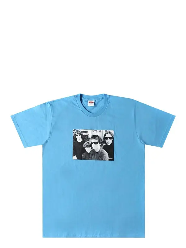 Supreme The Velvet Underground Tee 'light Slate - Blue