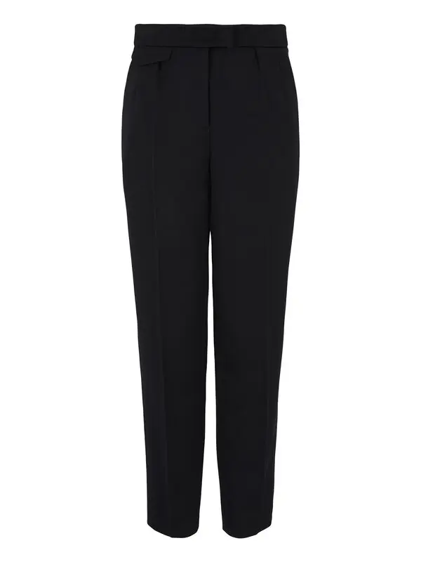 Giorgio Armani Straight Trousers - Black