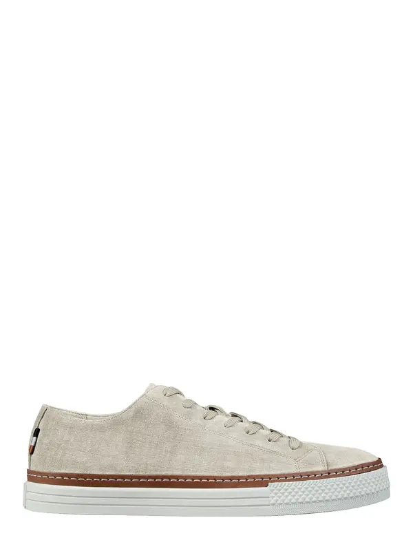 Allen Edmonds Paxton Leather Low-top Sneakers - Light Grey