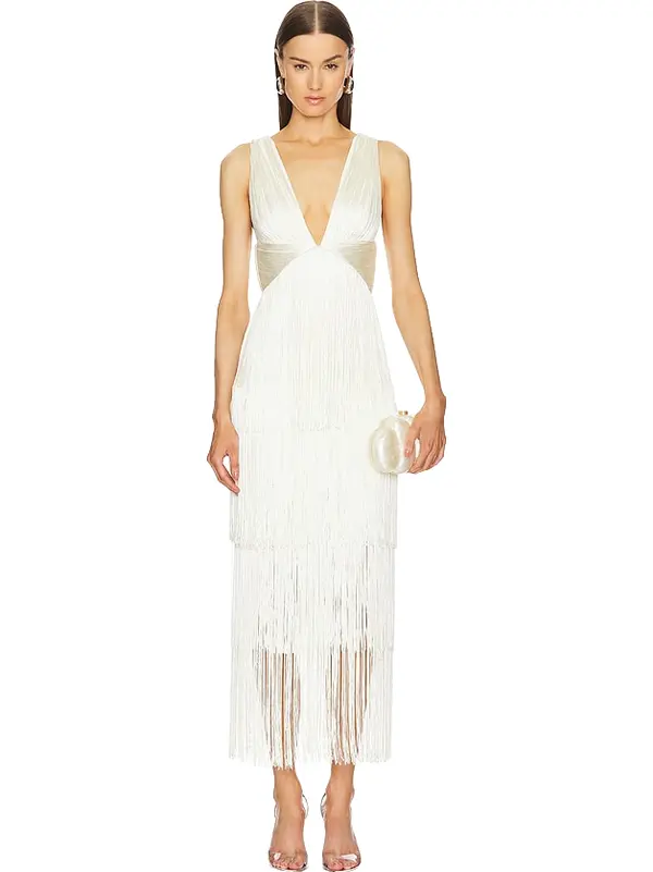 MICHAEL COSTELLO X Skylar Maxi Dress - Ivory