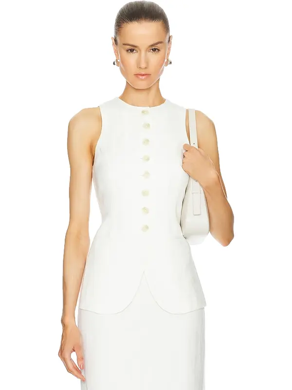 L'academie By Marianna Leala Vest - Ivory