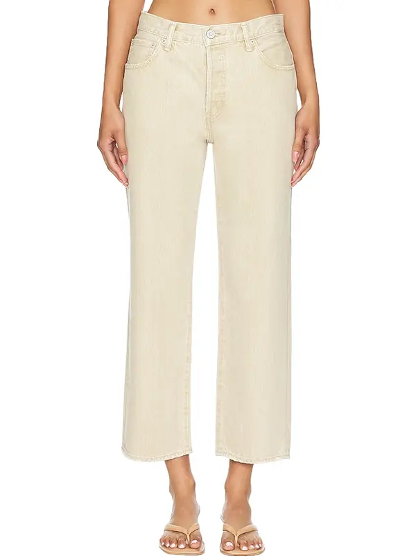 Moussy Vintage Knolls Straight Jeans - Beige