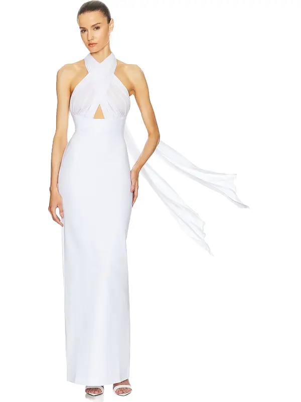 HELSA The Amber Dress - White