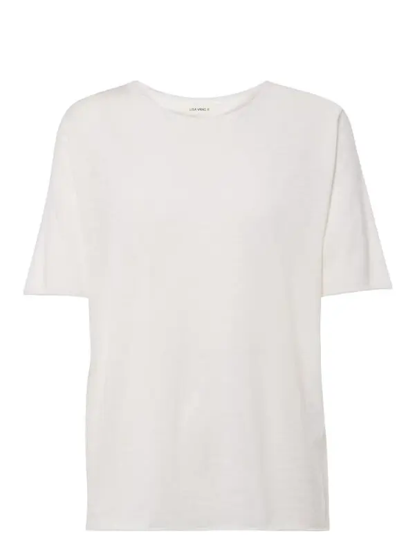 LISA YANG Ari Cashmere T-shirt - White