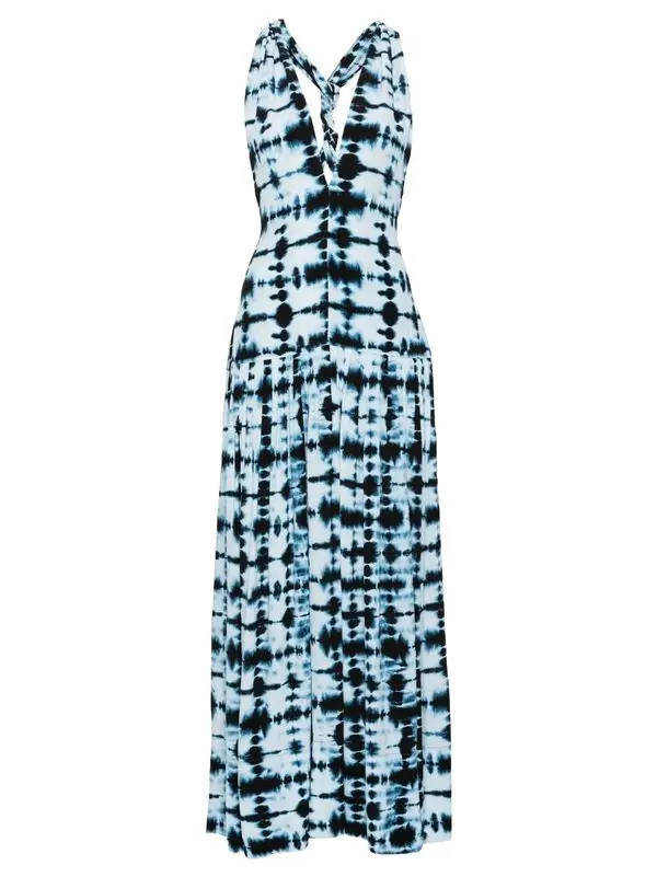 Proenza Schouler Tie-dye Maxi Dress - Blue