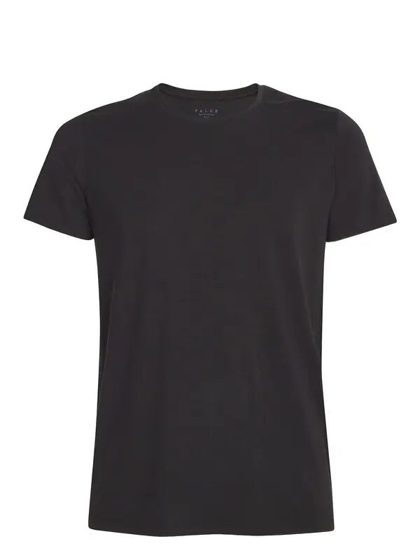 Falke Wool-blend Daily Climawool T-shirt - Black