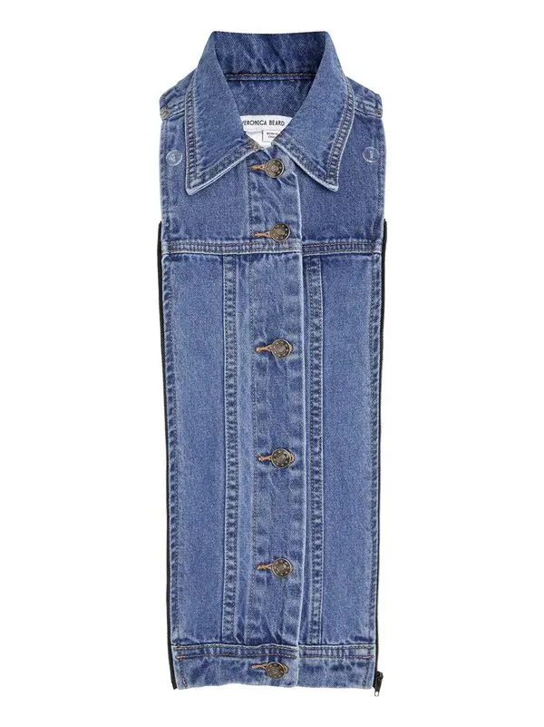 Veronica Beard Denim Dickey - Blue