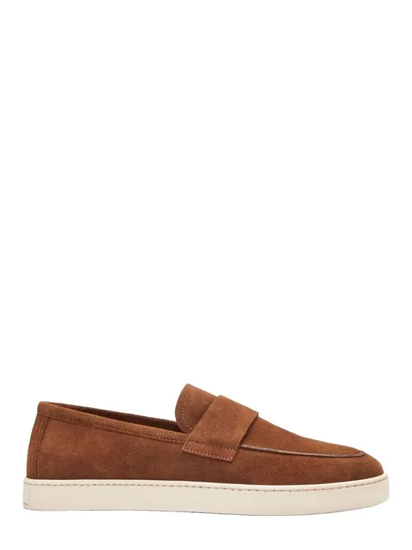 SCAROSSO Lucio Suede Sneakers - Brown