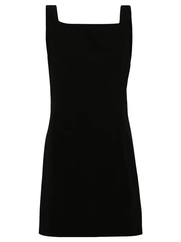 Givenchy Cowl-back Crepe Minidress - Black