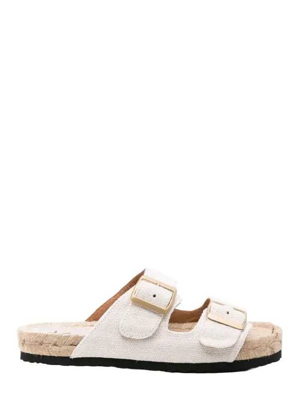 Manebí Nordic Double-strap Slides - White