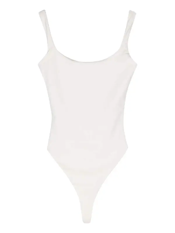 ENTIRE STUDIOS Square-neck Bodysuit - White