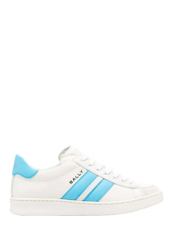 Bally Tyger Leather Sneakers - White