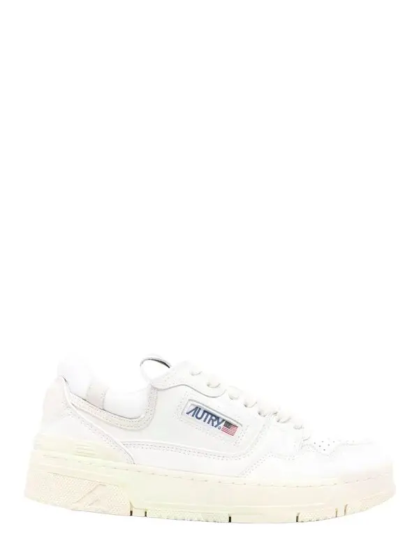 AUTRY Clc Leather Sneakers - White