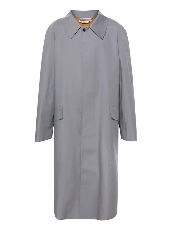 Marni Single-breasted Maxi Coat - Grey