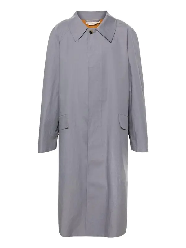 Marni Single-breasted Maxi Coat - Grey