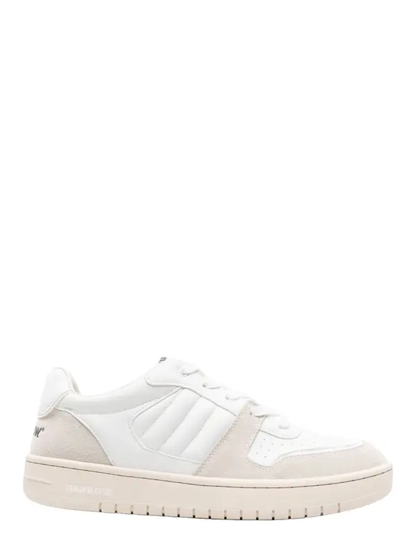 BARROW Switch Leather Sneakers - White