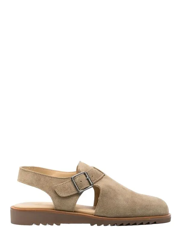 Paraboot Adriatic Suede Sandals - Neutrals