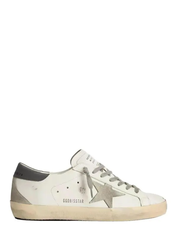 GOLDEN GOOSE Super-star Distressed Sneakers - Neutrals