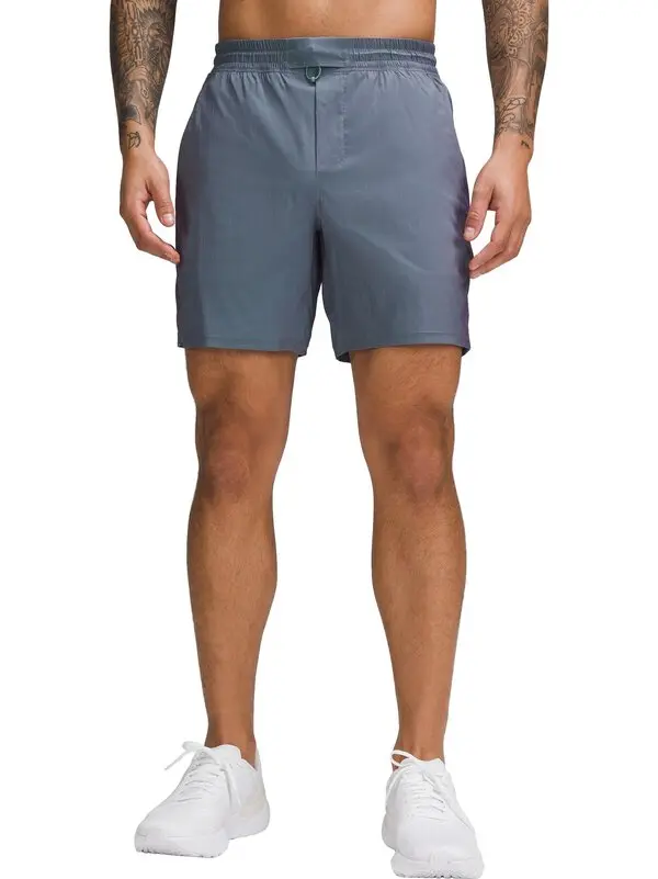 Lululemon Pace Breaker Linerless Short 7 - Tidewater Teal/power Purple