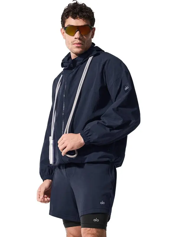 Alo Yoga Vantage Nylon Ripstop Track Jacket - Navy