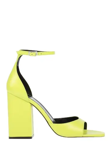 Paris Texas Ankle Strap Sandals - Green