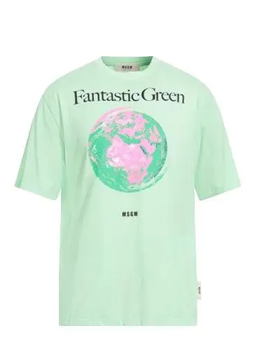 MSGM T-shirt Size Organic Cotton - Green