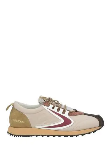 VALSPORT Light Textile And Leather Sneakers - Beige