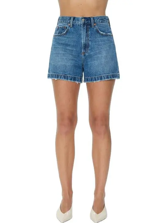PISTOLA Saige High-waist Denim Shorts - Wishbone