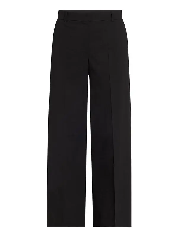 Theory Good Crunch Wide-leg Trousers - Black