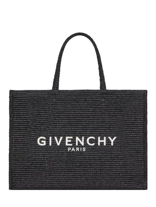 Givenchy Raffia G-tote - Black