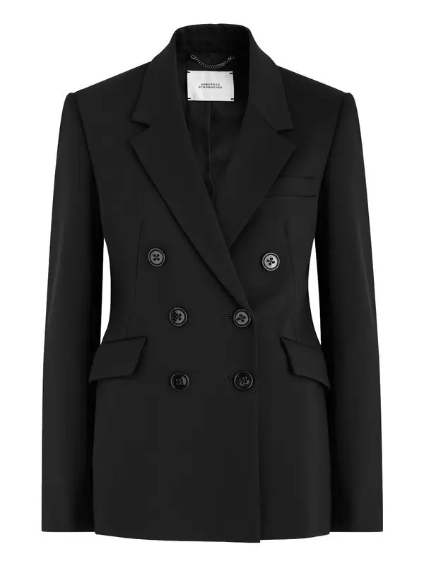 Dorothee Schumacher Stretch-jersey Blazer - Black