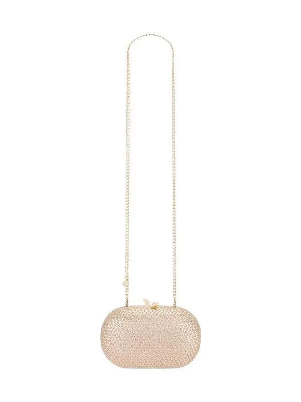 OLGA BERG Lucia Oval Clutch - Gold
