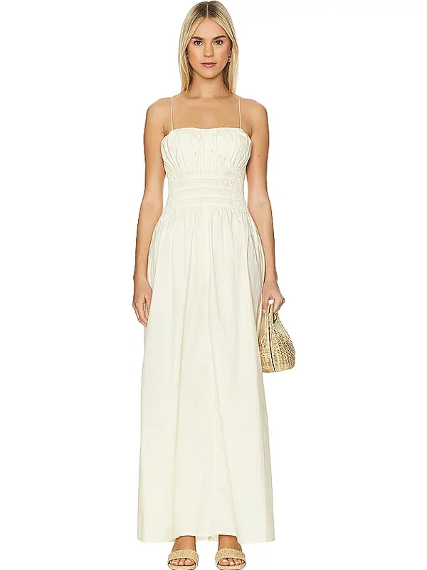 Faithfull The Brand Baia Maxi Dress - Lemon