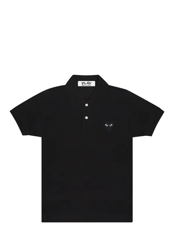 Play Comme Des Garcon Polo - Black