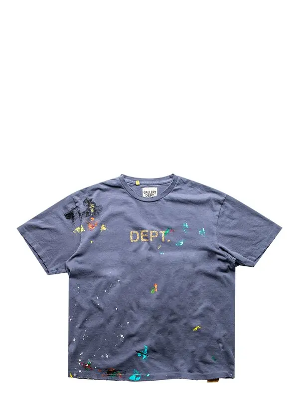 GALLERY DEPT. Logo Painted Tee - Blue