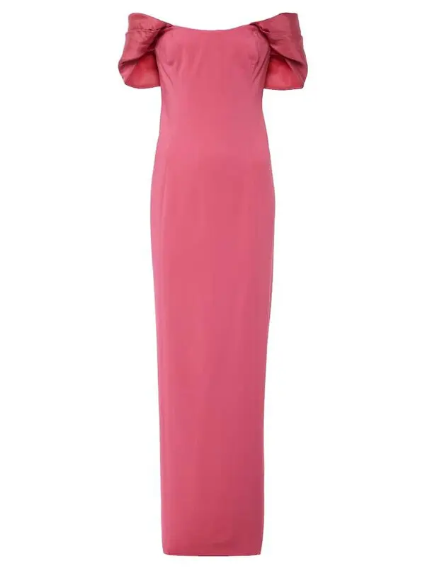 Oscar De La Renta Off-shoulder Gown - Pink